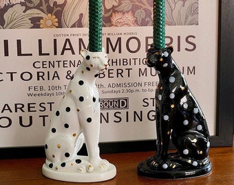 Cheetah Leopard Candle Holder - Etsy