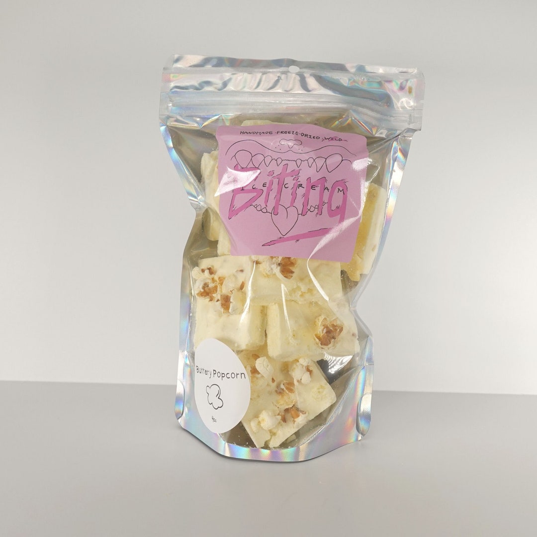 Popcorn Flavored Freeze Dried Ice Cream Handmade Astronaut Ice Cream ...