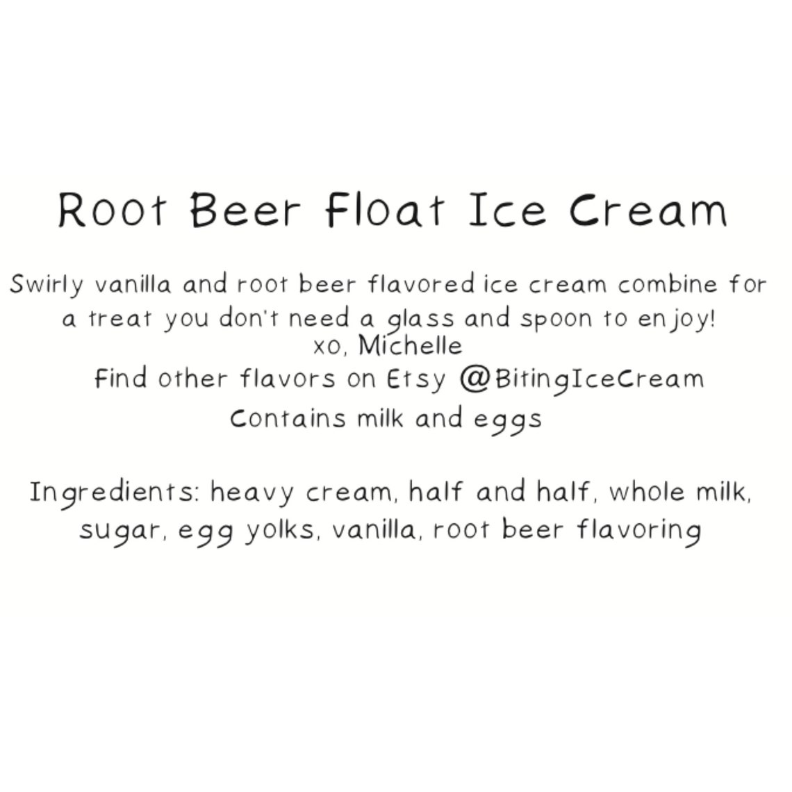 Root Beer Float Flavored Ice Cream Handmade Astronaut Ice Cream Great ...