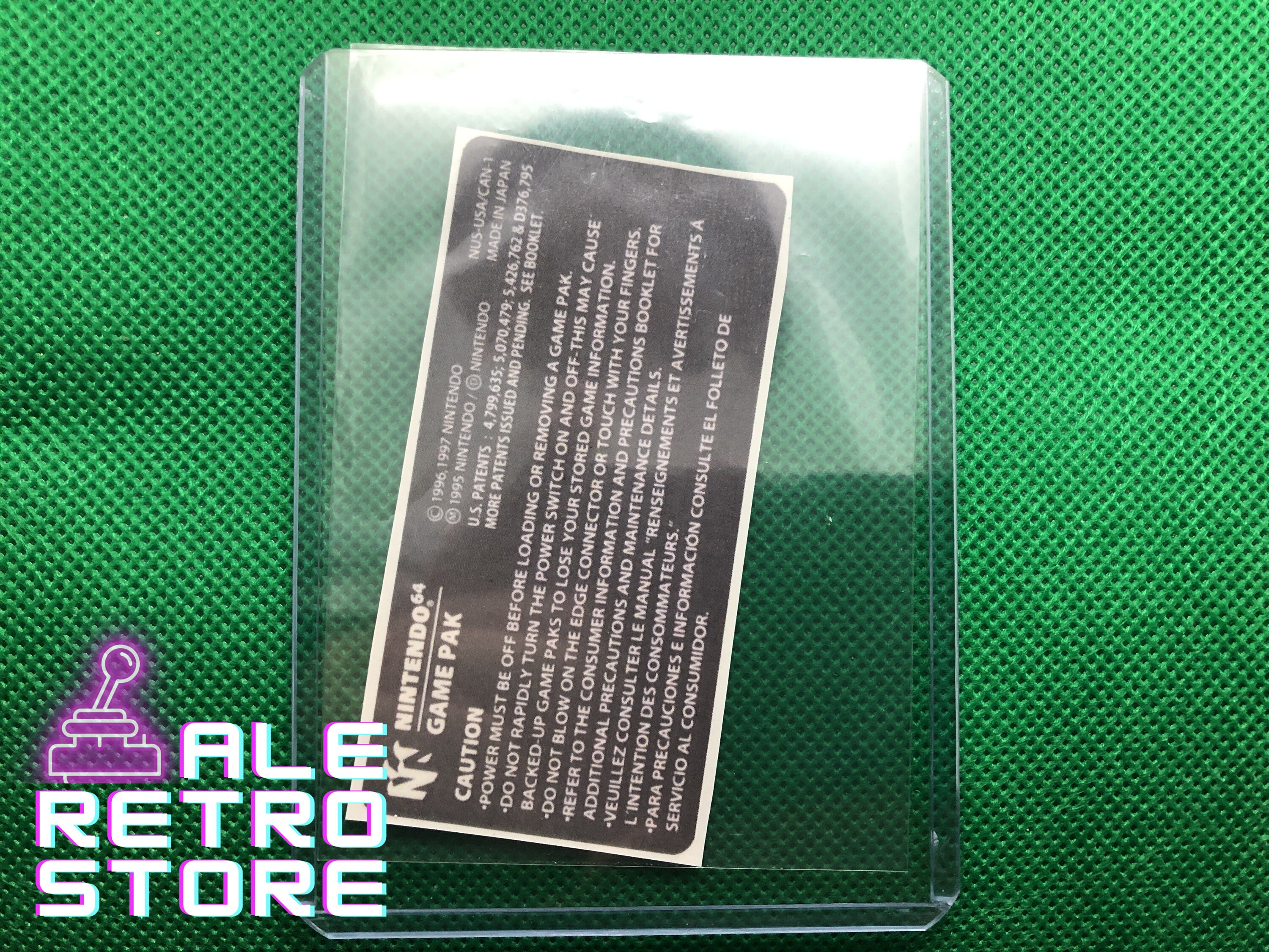 Rear Back Nintendo 64 Replacement Label Sticker Glossy Finish UNCUT - Etsy