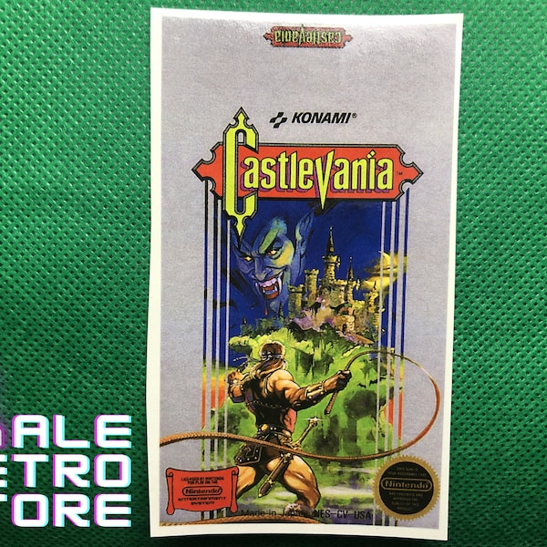 Castlevania Nes Cartridge - Etsy