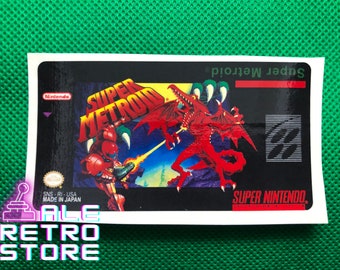 SNES Label: Super Metroid - Etsy