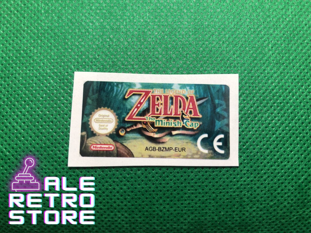 The Legend of Zelda the Minish Cap Game Boy Advance Replacement Label ...