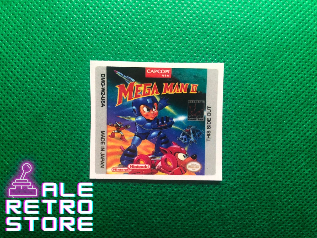 Mega Man II Game Boy Replacement Label Sticker Glossy Finish - Etsy Mega Man II Game Boy Replacement Label Sticker Glossy Finish - Etsy