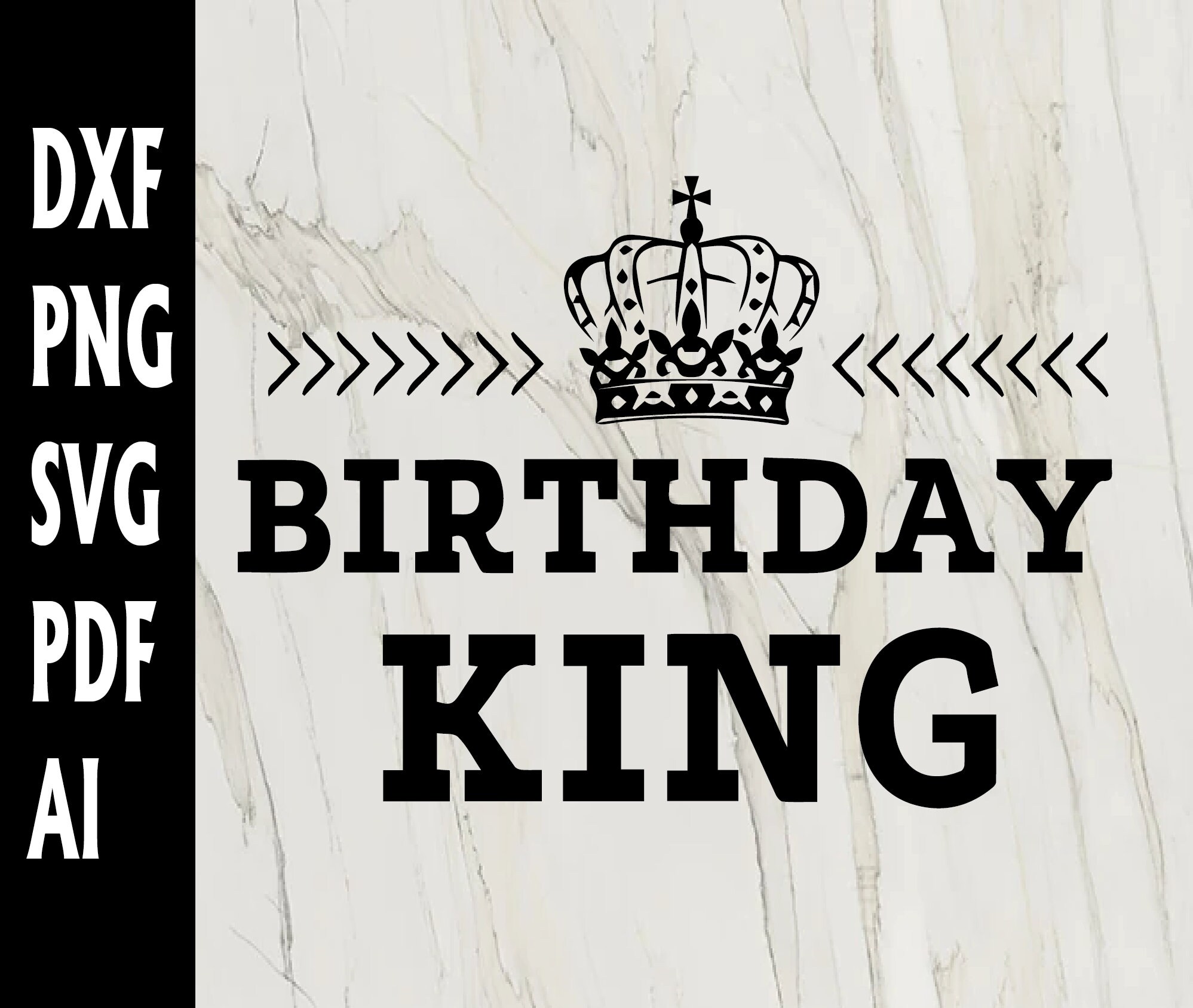 Cumpleaños Rey SVG, Cumpleaños Svg, Escuadrón de cumpleaños, Cumpleaños ...