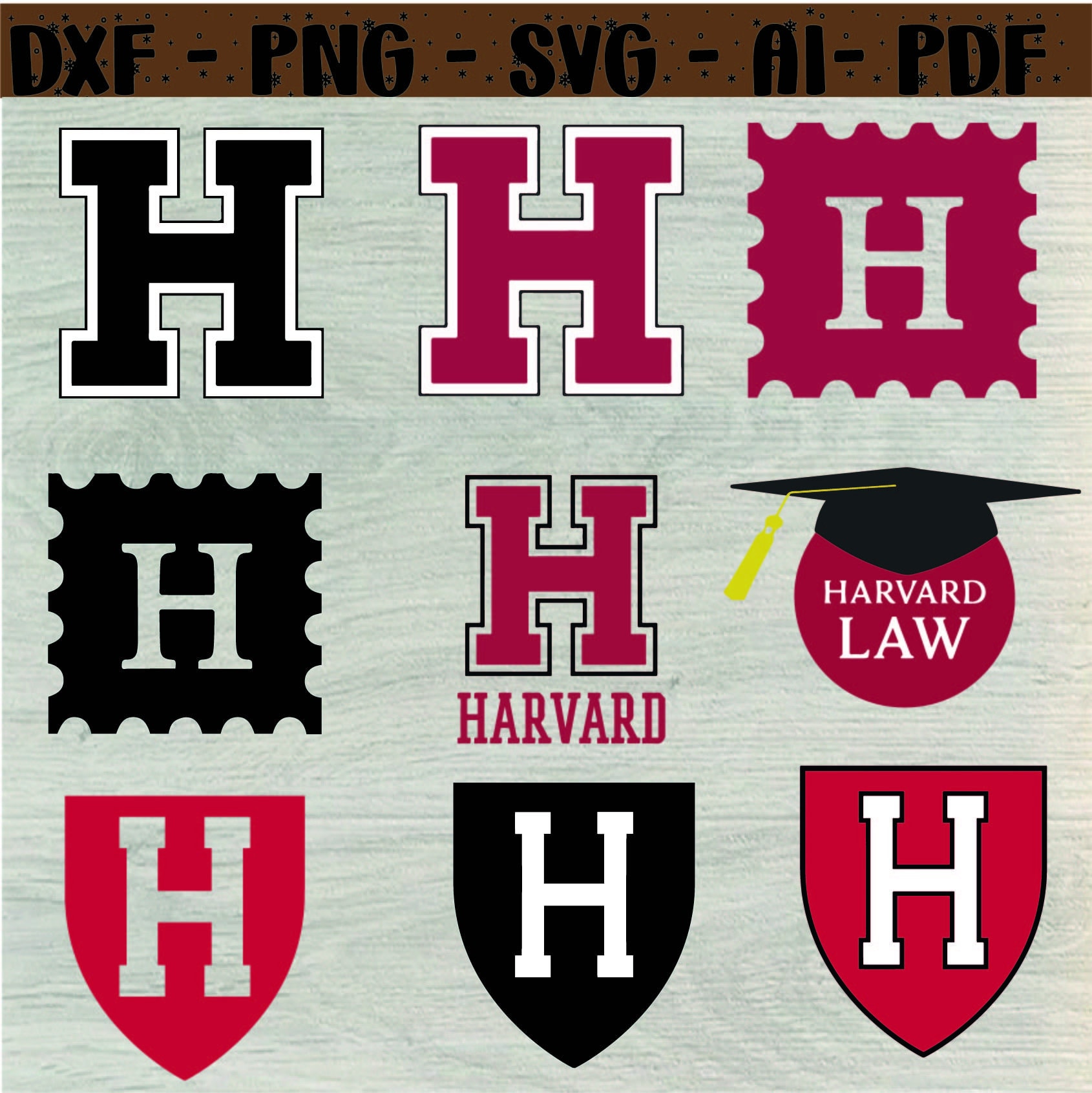 Harvard University Svg Harvard College Designscollege Sport - Etsy