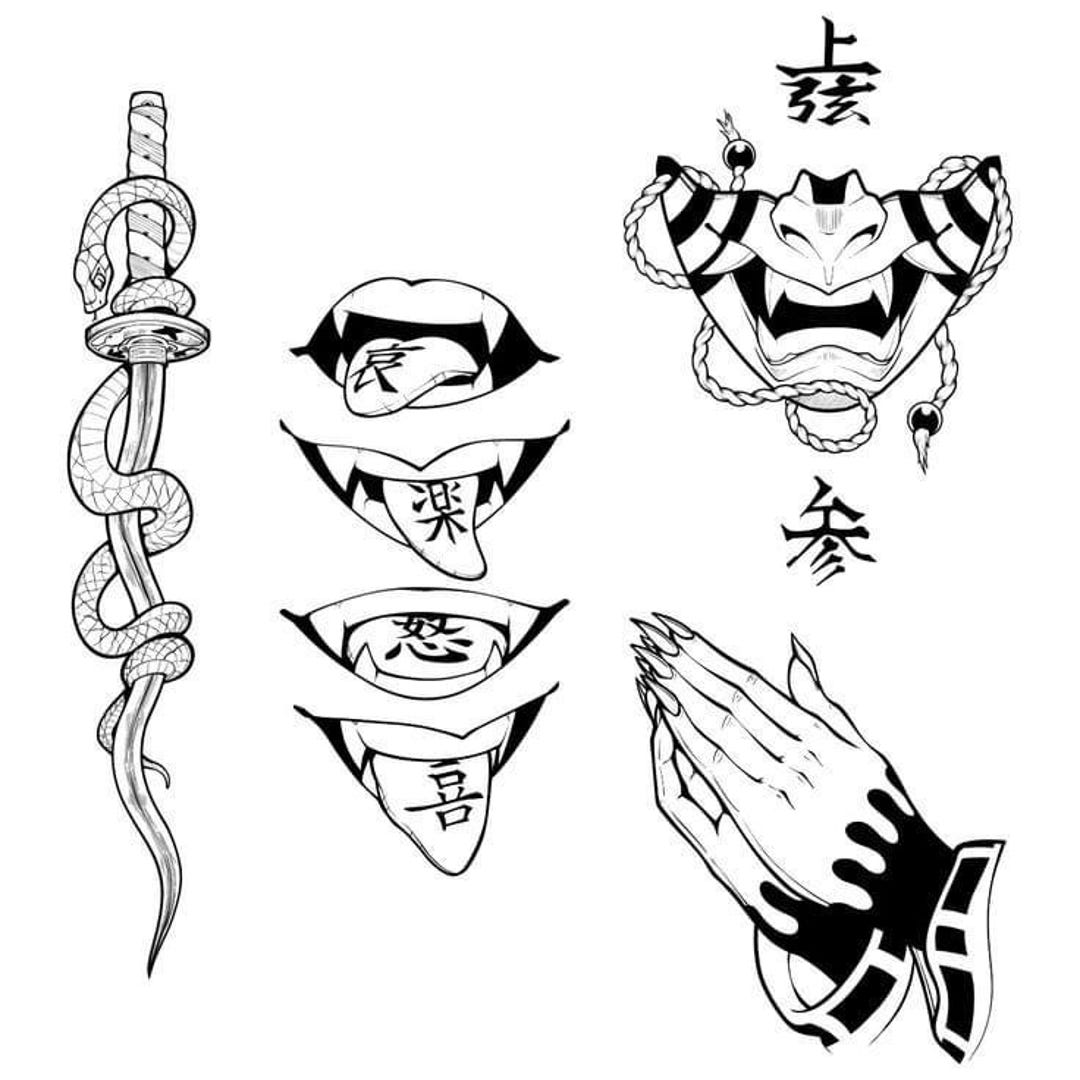 Black and White Anime Sticker - Etsy