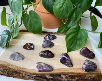 Xsotica 1 Ruby Tumbled Stone-natural Ruby Tumbled heart - Etsy