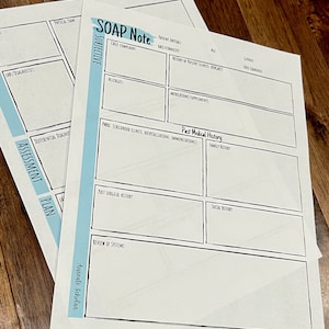 SOAP Note Template for Nurse Practitioner Students, Medical Students ...