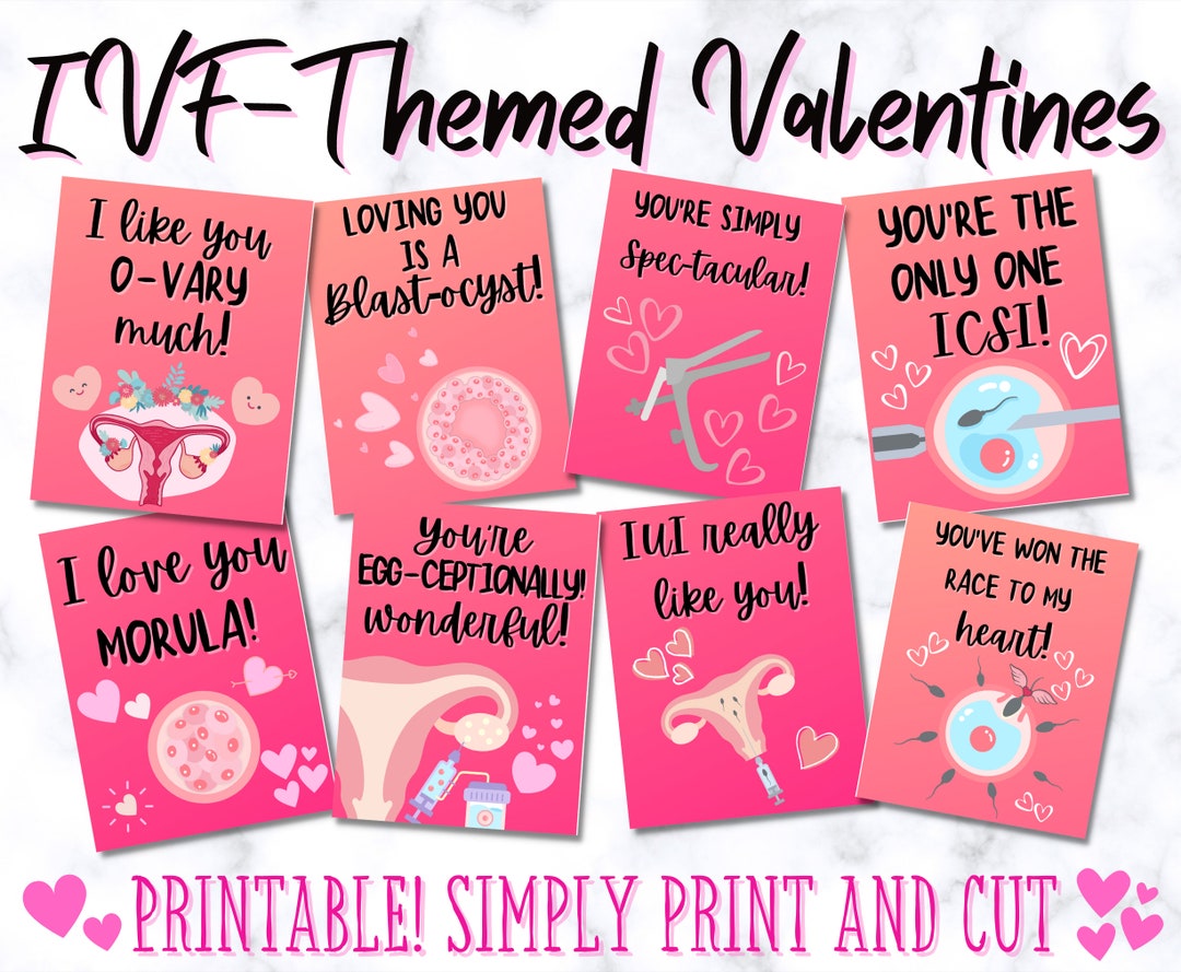 Medical IVF Themed Valenties - Etsy