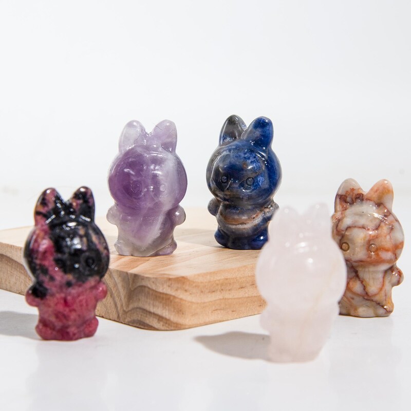 Crystal Labubu Carving - Etsy