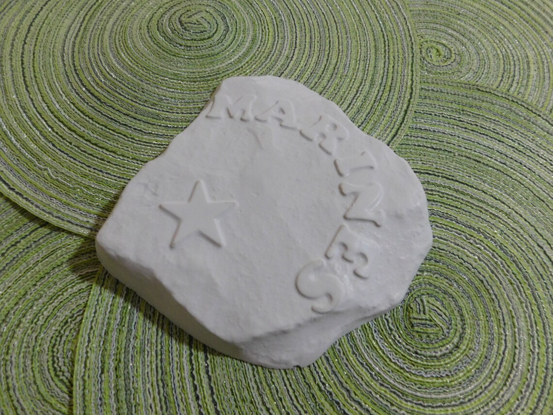Concrete USMC Plaque Garden Stone - Etsy
