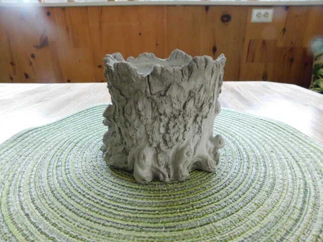 Concrete Old Man Tree Face Planter Candle Holder - Etsy
