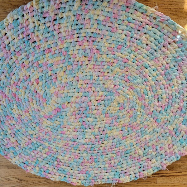 Oval Rag Rug - Etsy
