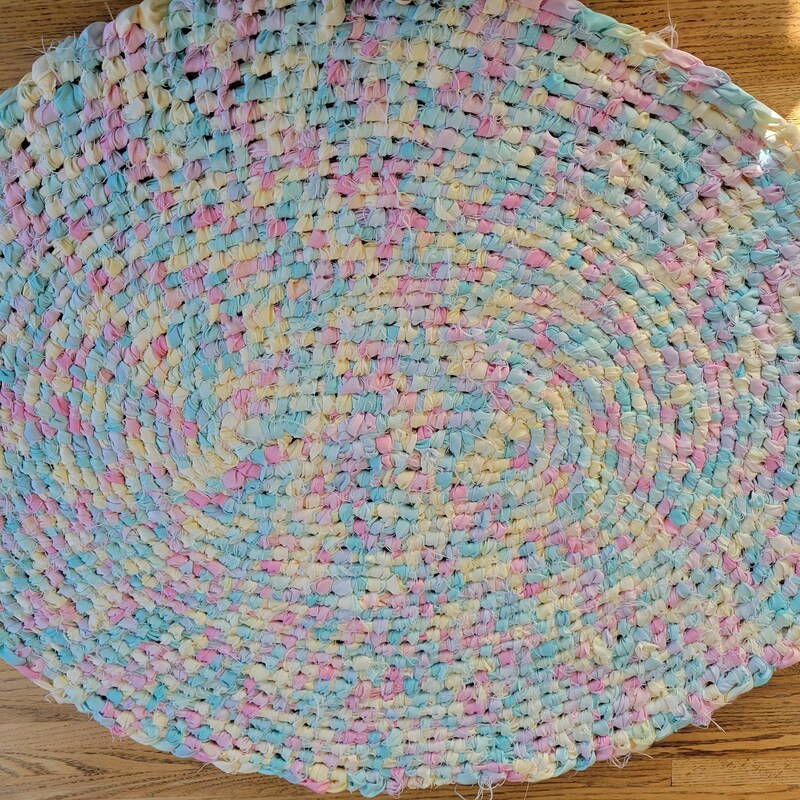 Oval Rag Rug - Etsy