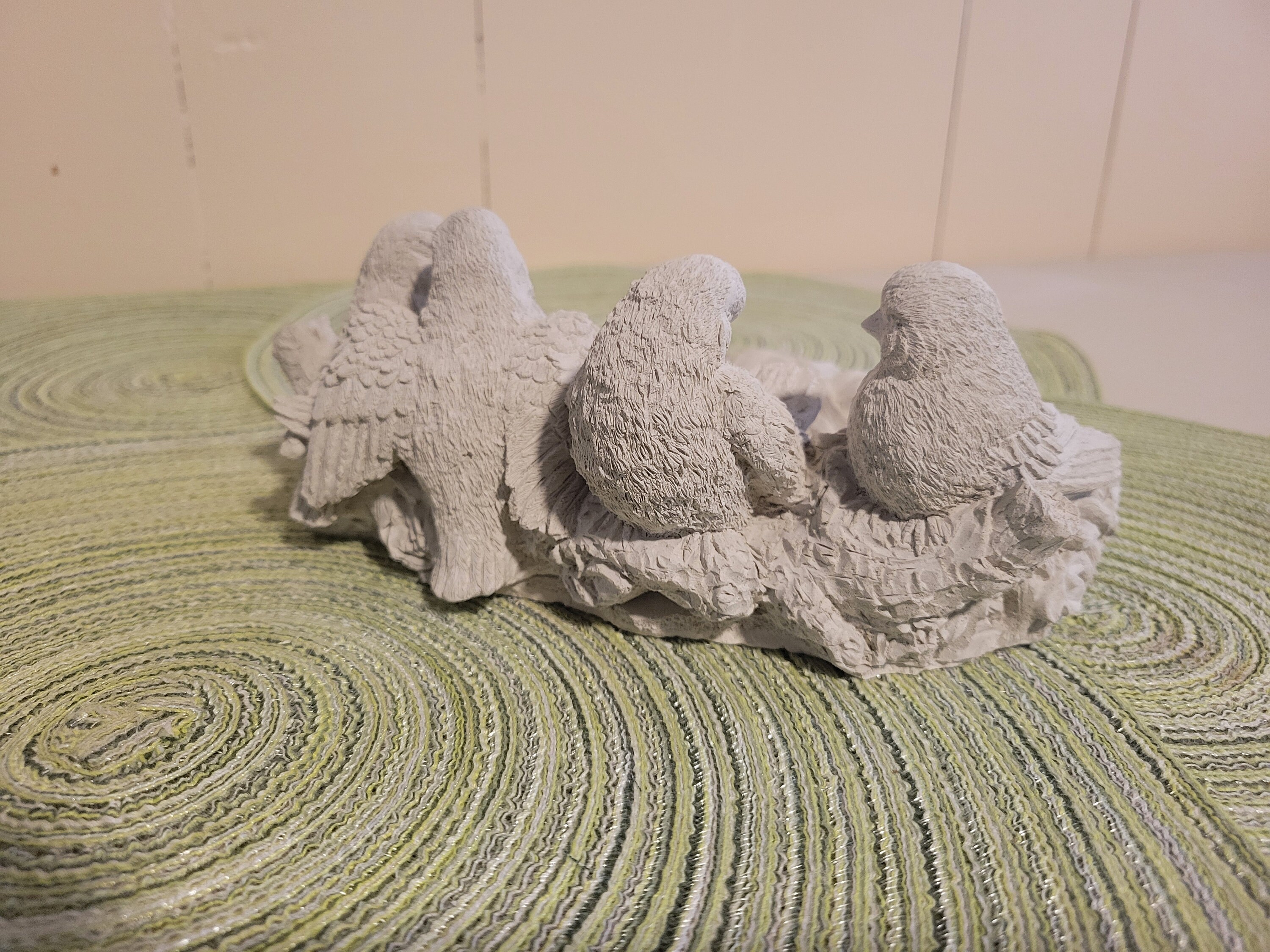 Concrete Crafted Bird Bath Feeder Table Statue - Etsy