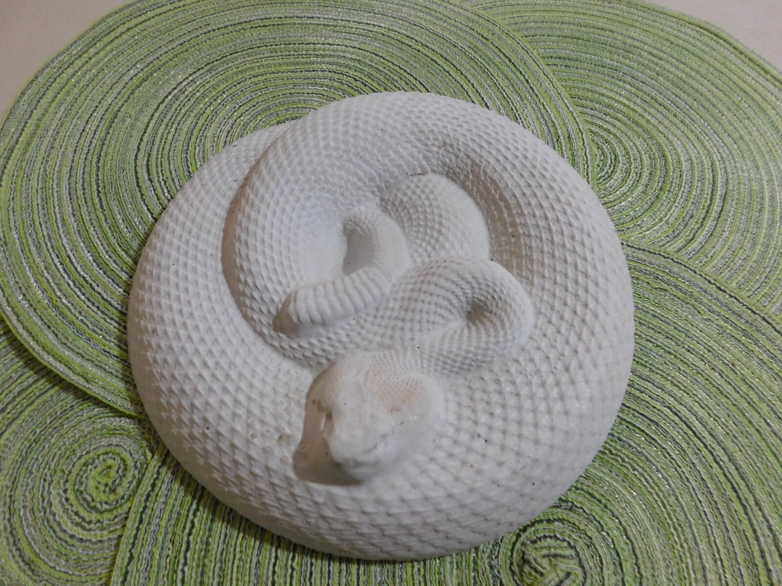 Rattlesnake Concrete Statue Coiled. Great for the Garden - Etsy