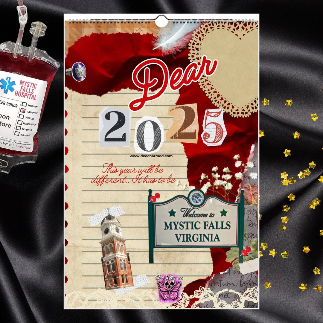 TVD Calendar, TVD Fan Gift, TVD Fans, Vampire Gift, Tvd Merch, Team ...