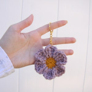 Crochet Flower Keychains | Handmade - Etsy