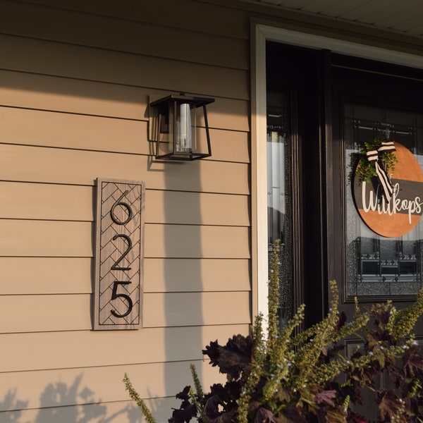 Wooden House Numbers - Etsy