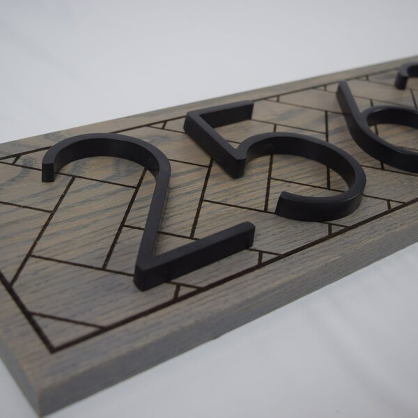 Wood House Numbers - Etsy