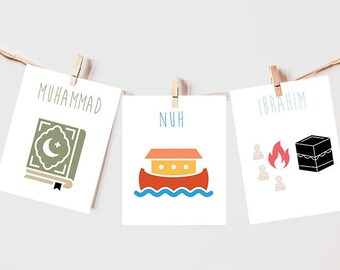 Buy Life of Prophet Muhammad Poster Prophets of Islam Islamic Lesson ...