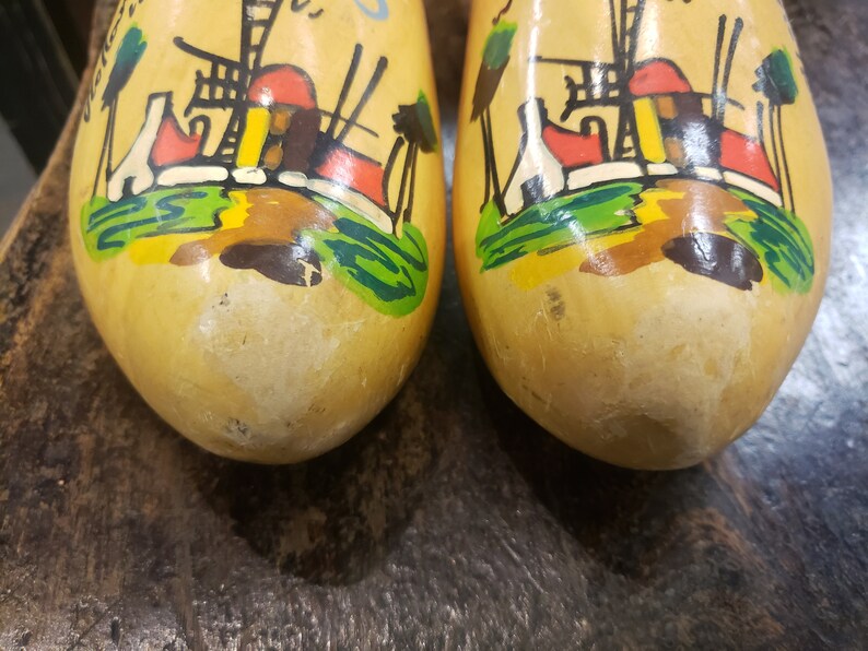 Vintage Holland Handmade Wooden Clogs - Etsy