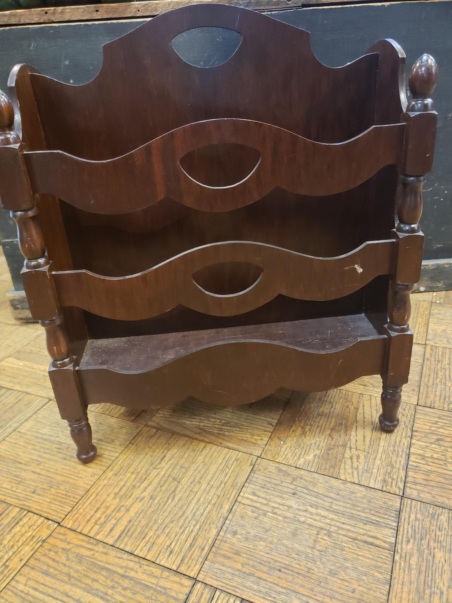 Vintage Butler Magazine Rack - Etsy