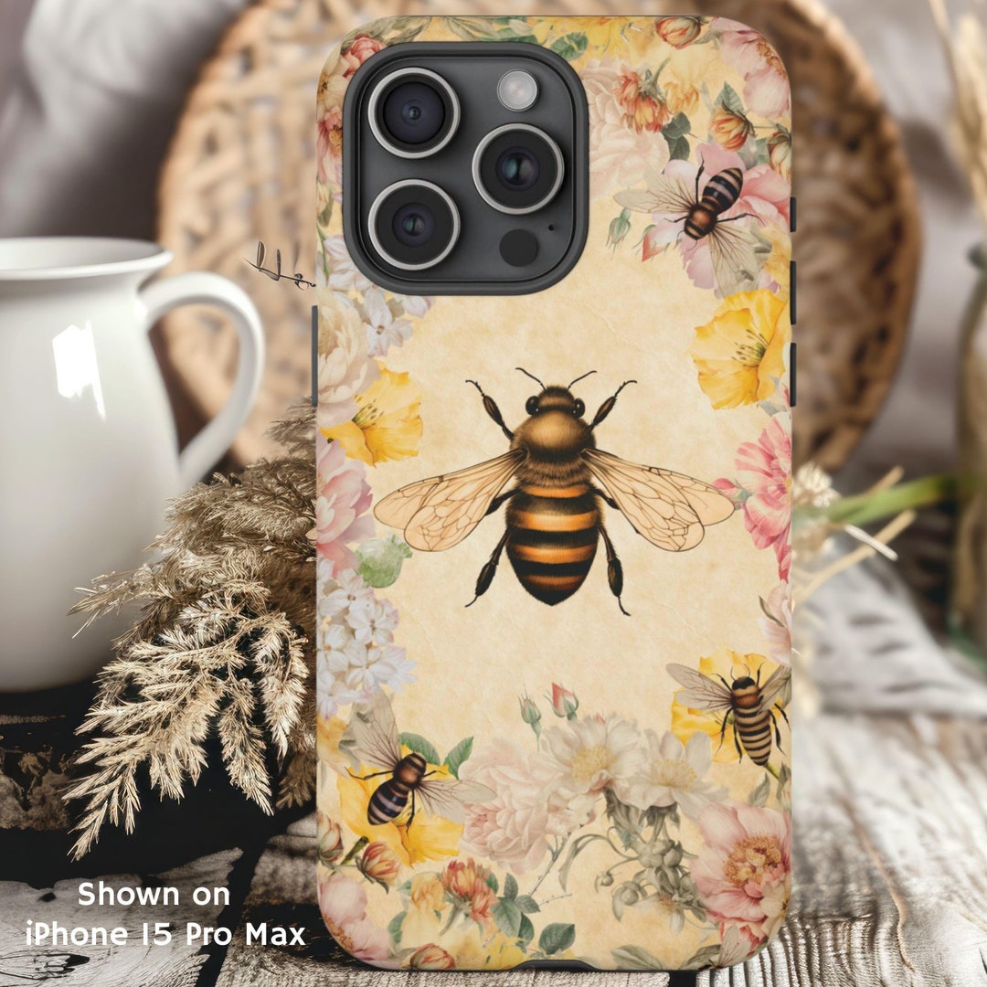 Bumble Bee Cell Phone Case Cottagecore iPhone Tough Case Bee Lover ...