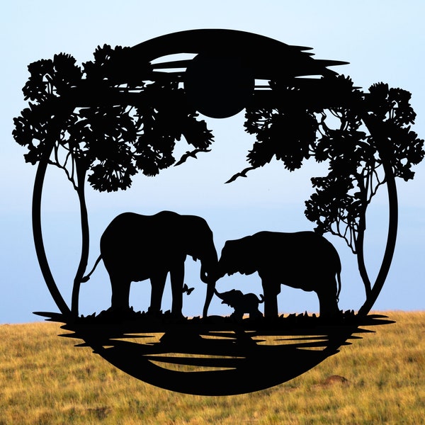 Elephant Wood Sign - Etsy