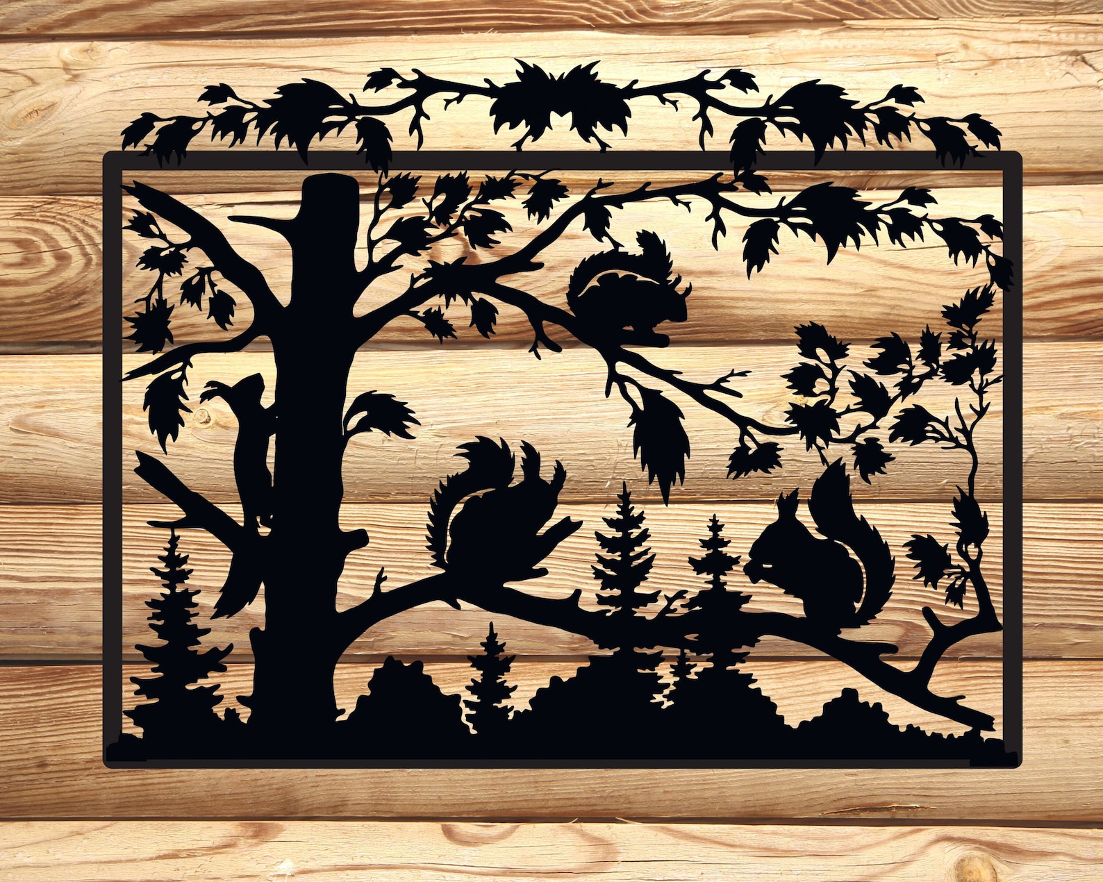 Squirrels Wall Art Outdoorsy Squirrel Sign Wildlife Wall - Etsy