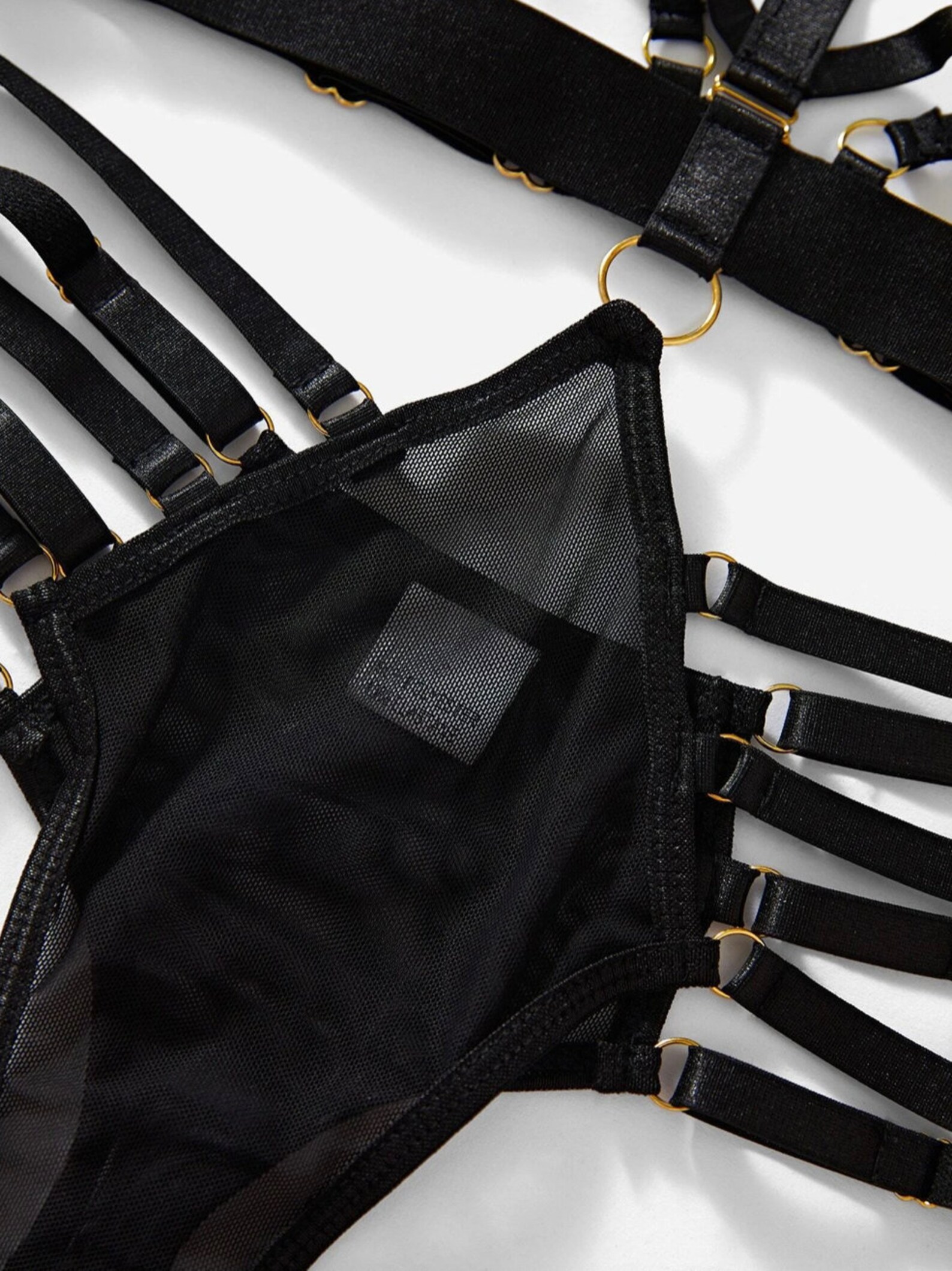 O-ring Strap Teddy Bodysuit & Wristband Without Liner - Etsy