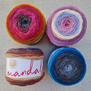 Yarn Mandala Lion Brand - Etsy