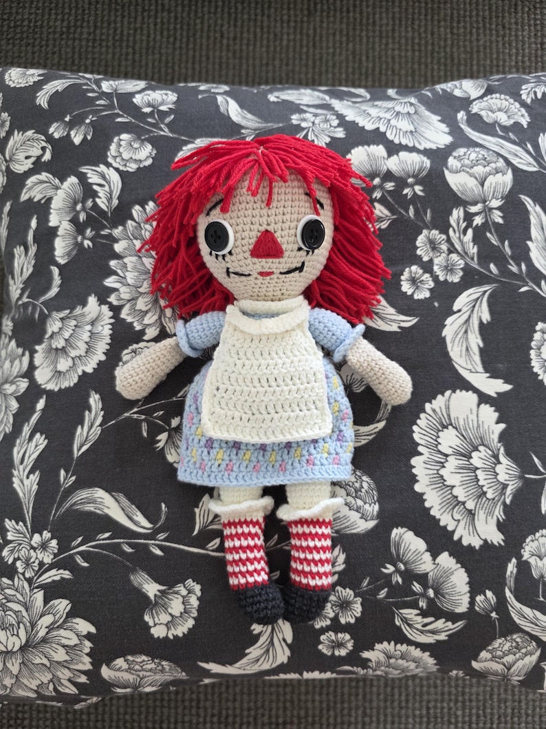 Anna Rag Doll Annabelle Crochet Pattern - Etsy