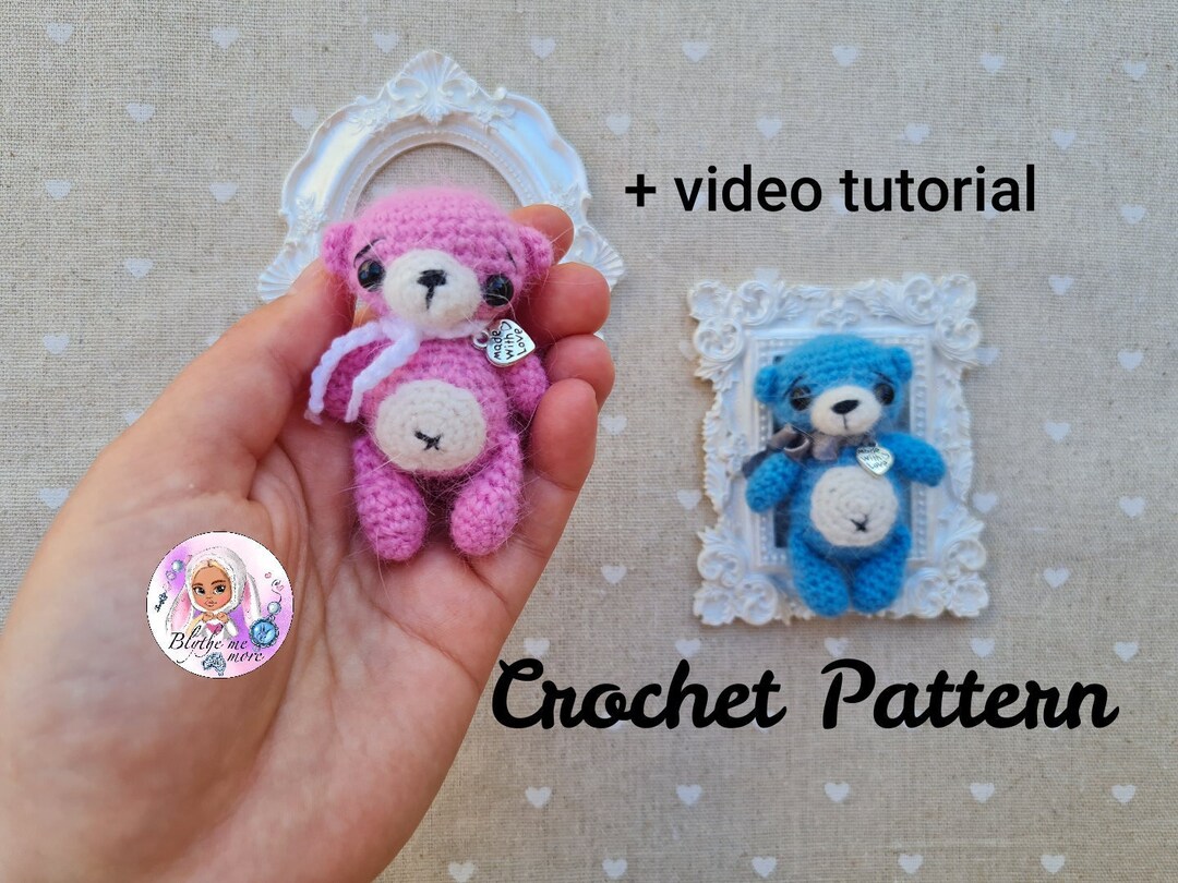 Mini Bear Crochet Pattern - Etsy