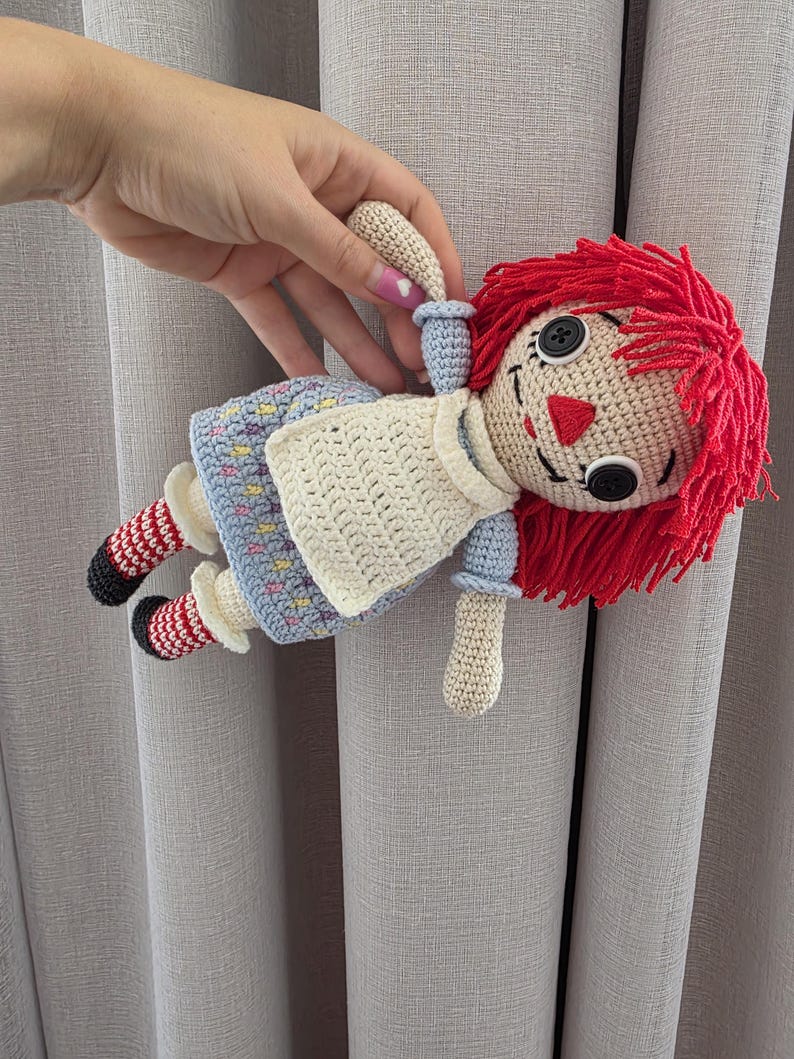 Anna Rag Doll Annabelle Crochet Pattern - Etsy