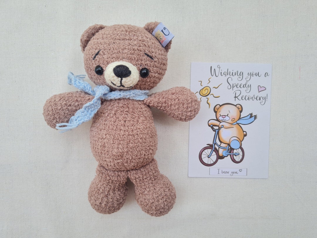 Recovery Teddy Bear - Etsy