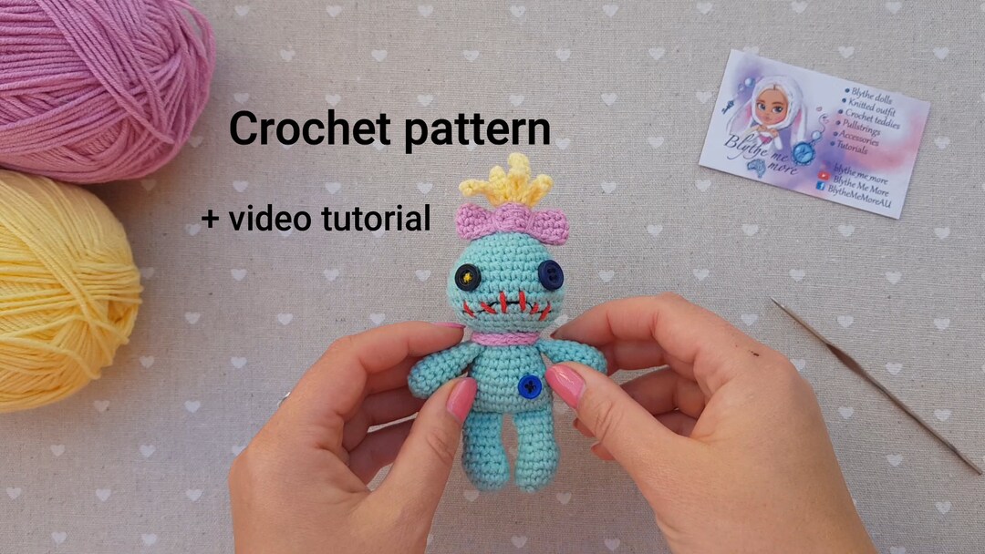 Small Scrump, Mini Scrump, Mini Rag Doll, Scrump Pattern, Scrump ...