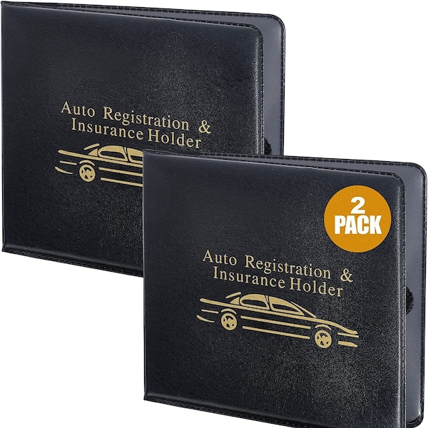 Car Registration and Insurance Holder - Etsy