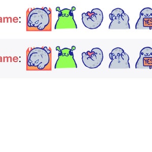 Seals of Approval - Seal Twitch Emote Set - Etsy