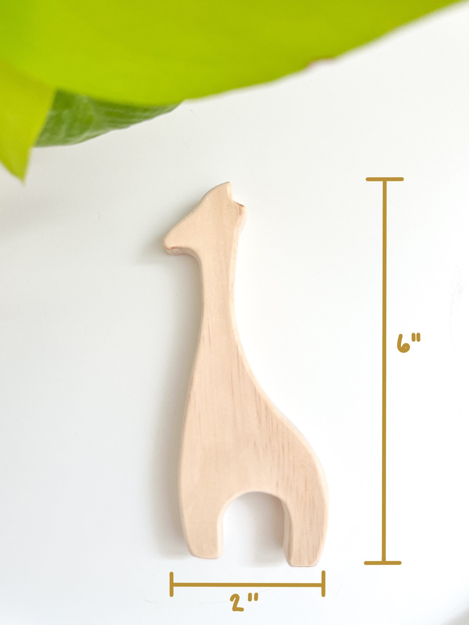 Little Baby Giraffe Toy Handmade Natural Wooden Baby Block - Etsy