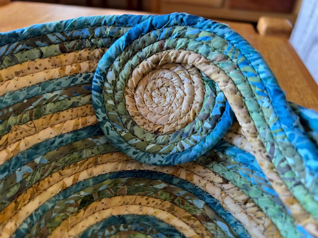 Asymmetric 5-strand Miniature Bowl of Batiks From the "natural Healing ...