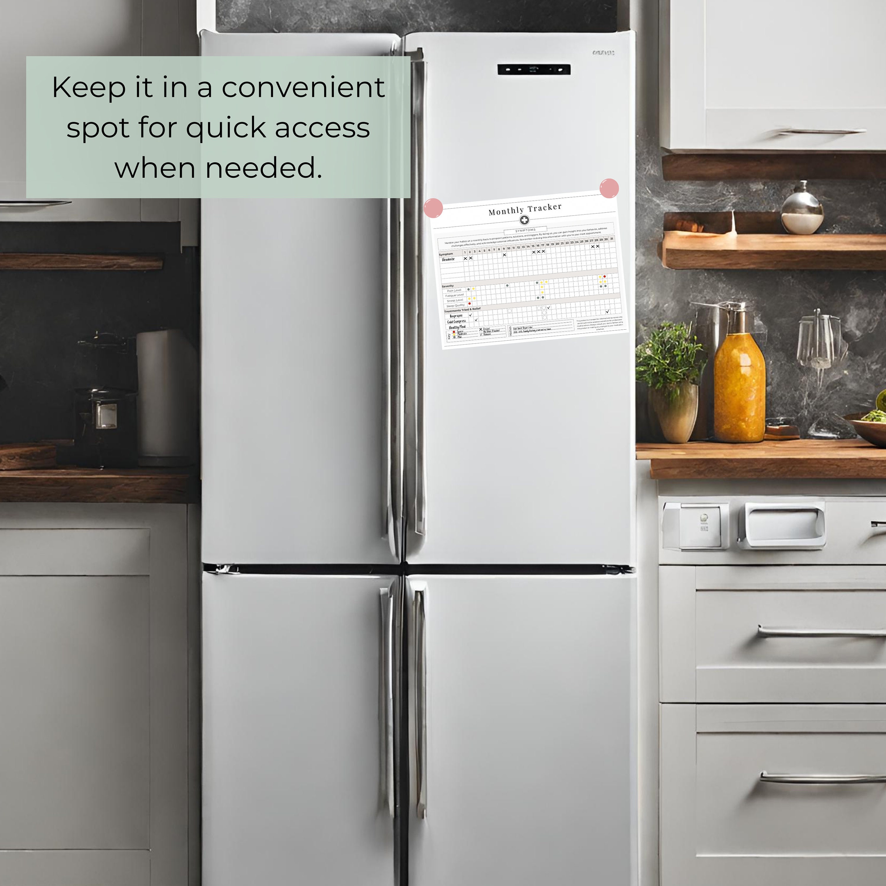 Symptom Tracker, PDF, Digital Download, Printable , Holistic Approach ...