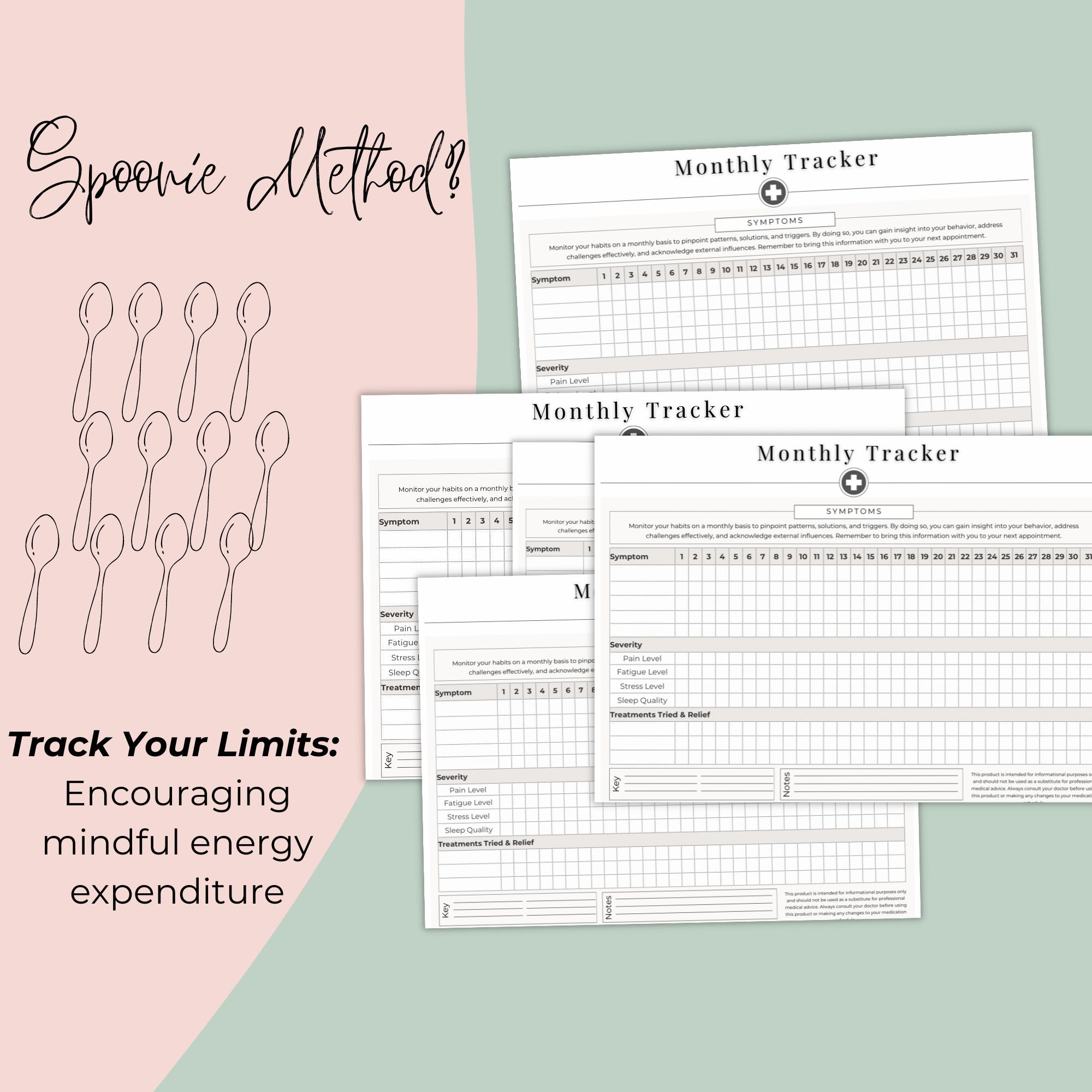 Symptom Tracker, PDF, Digital Download, Printable , Holistic Approach ...