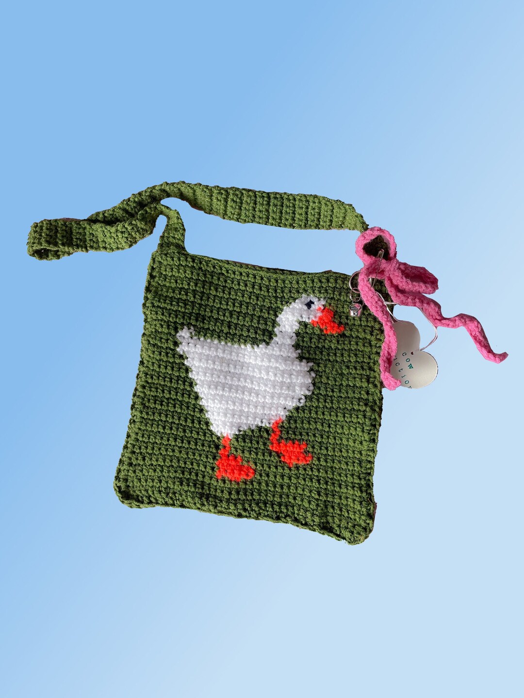 Hand Made “silly Goose” Tapestry Tote Bag | - Etsy