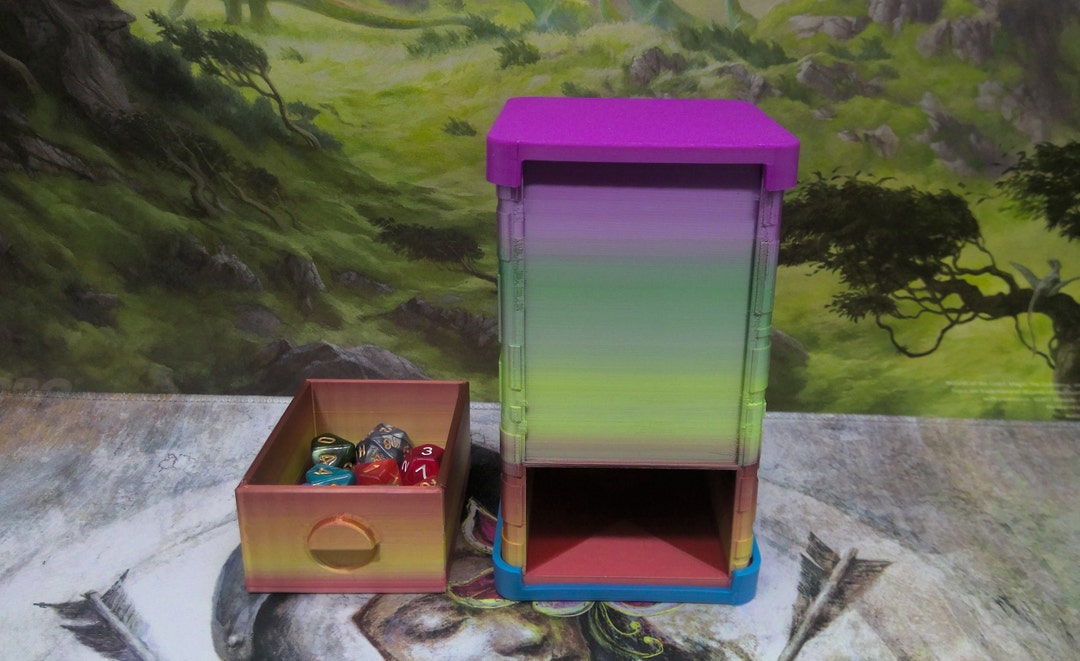 Made to Order Squares Style 100 Card Deck Box TCG/MTG Commander Sized ...
