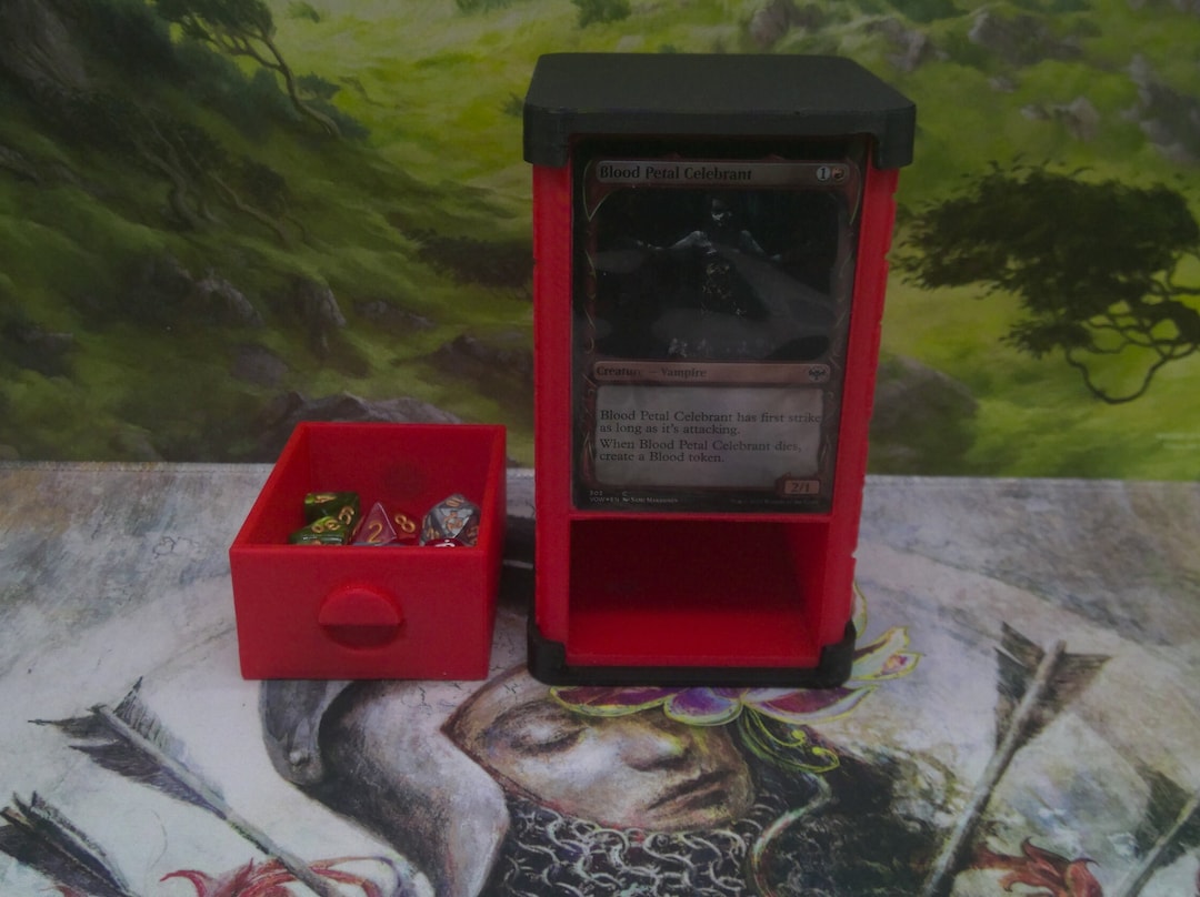 Made to Order Cracked Style 100 Card Deck Box TCG/MTG Commander Sized ...