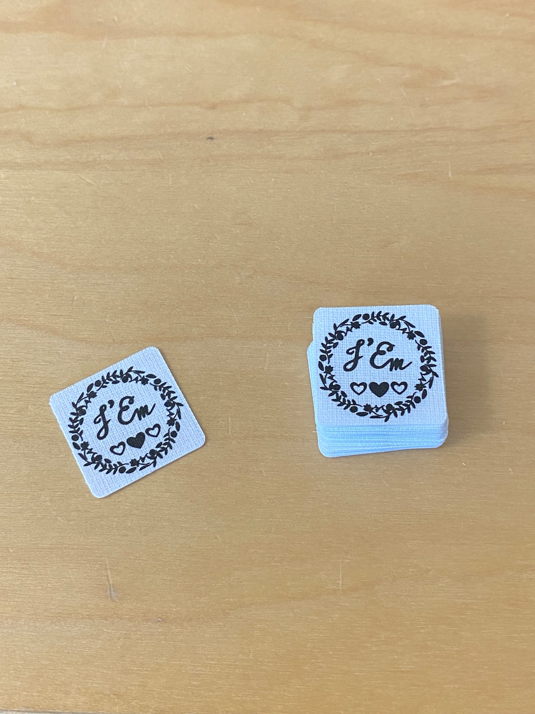 Custom Tag, Printed Custom Iron-on Tag, Heat Transfer Fabric Tag With ...