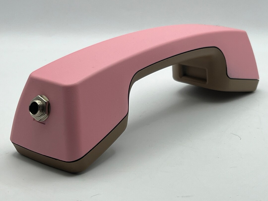 Telephone Mic Lo-fi Microphone Retro Vintage Pink Brown - Etsy
