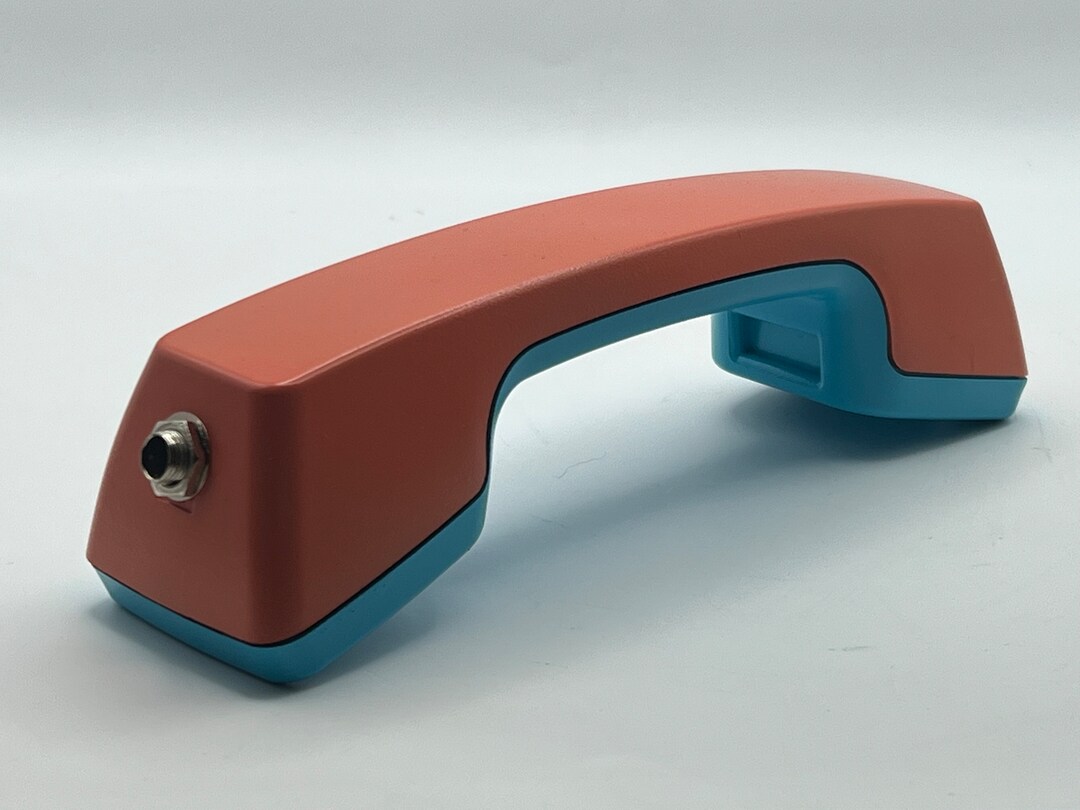 Telephone Mic, Lo-fi Microphone, Retro Vintage, Teal, Coral, Boutique ...